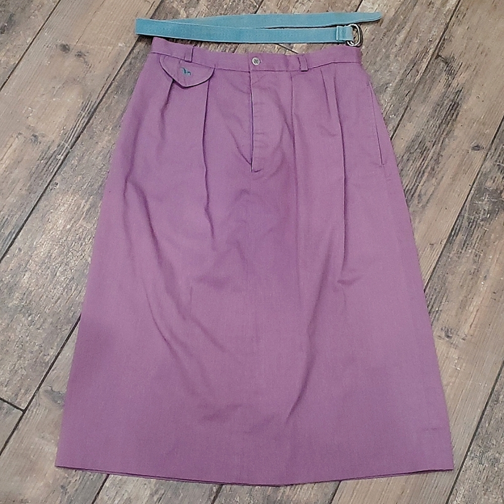 Vintage Hunters Run Skirt & Belt - Gem